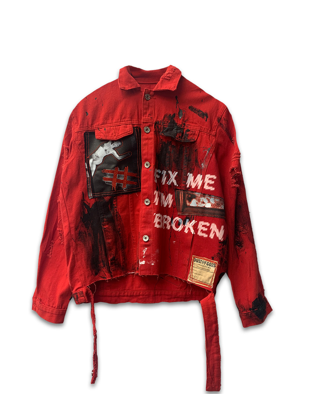 Fix Me I'm Broken Denim Jacket – DUST OF GODS