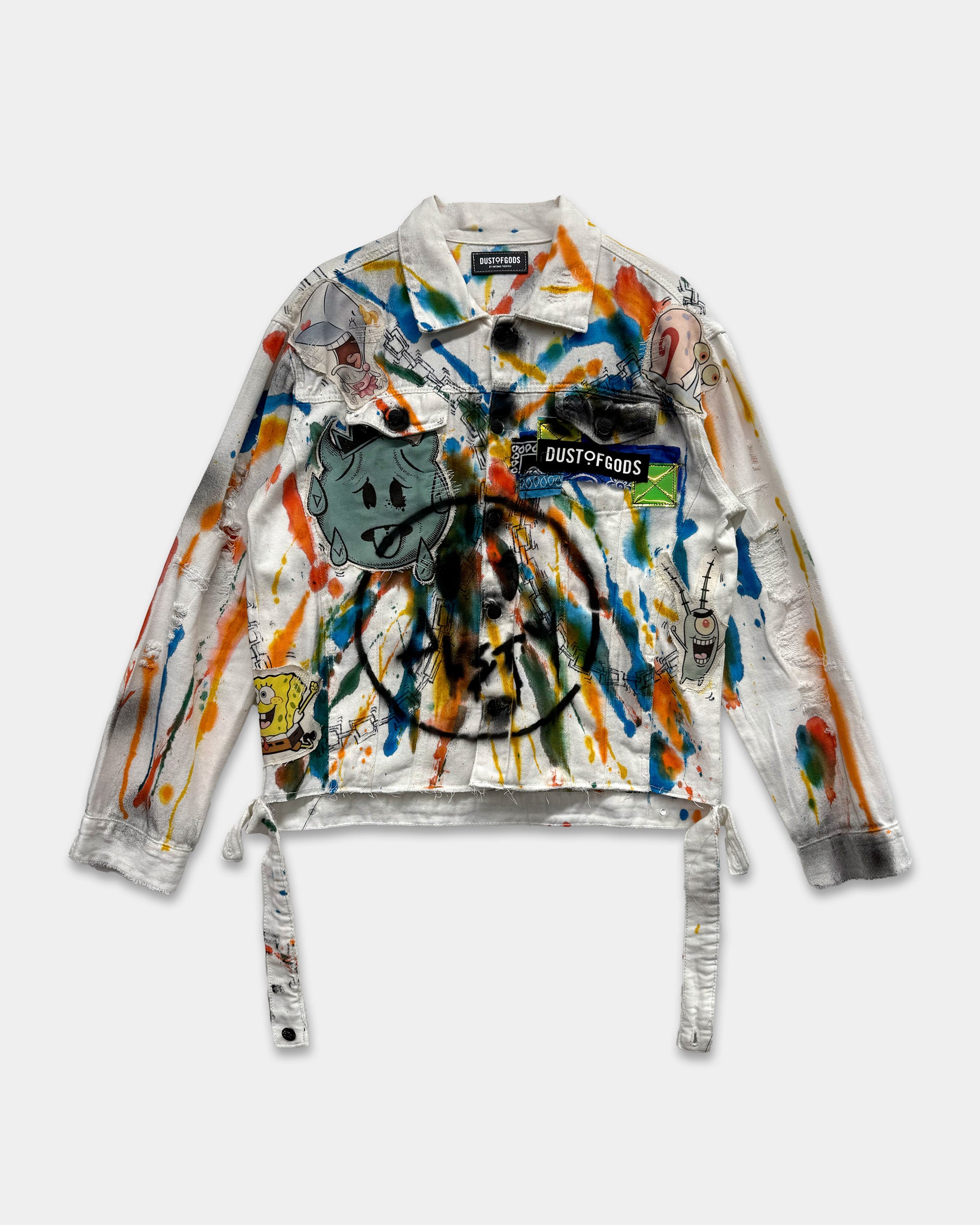 Dust of Spongebob Tie-Dye Denim Jacket – DUST OF GODS