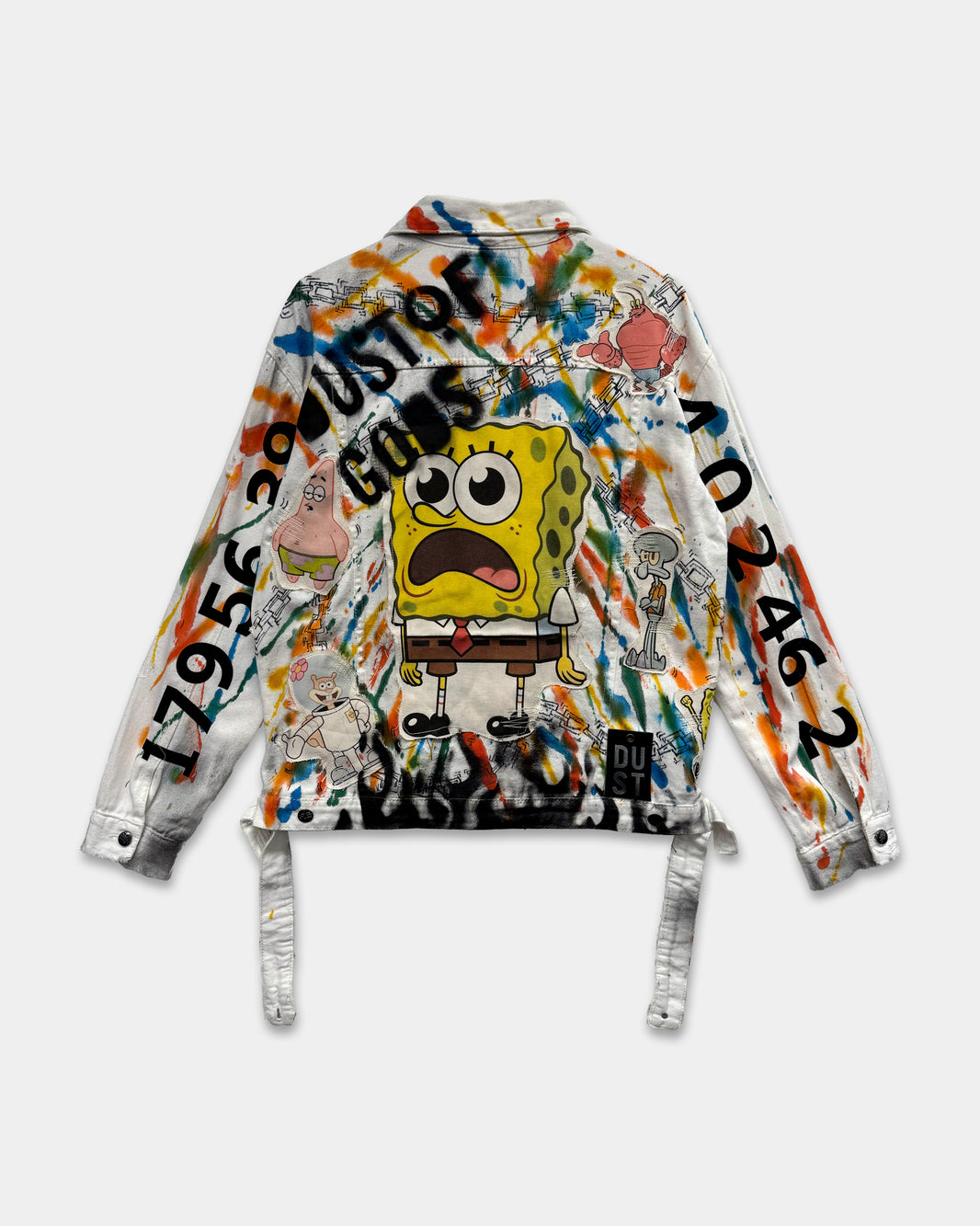 Dust of Spongebob Tie-Dye Denim Jacket – DUST OF GODS